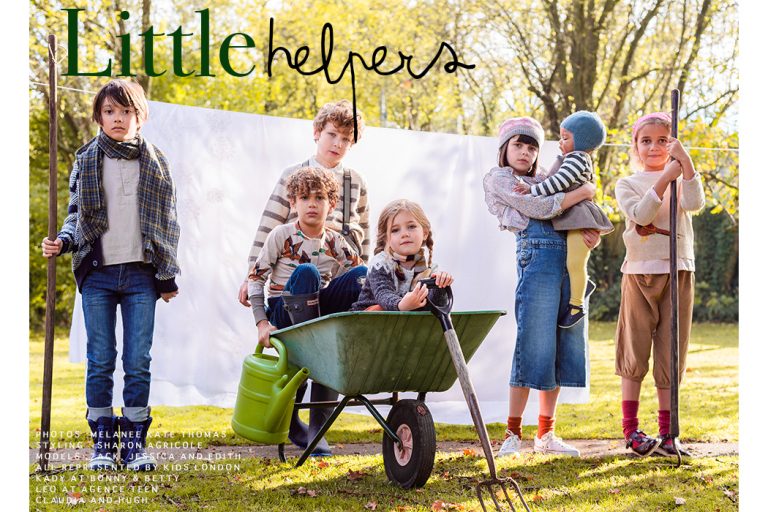 Editorial: Little Helpers by Melanee Kate Thomas - Junior Style