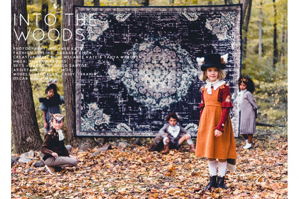 Editorial: Into The Woods By Melanee Kate Thomas - Junior Style