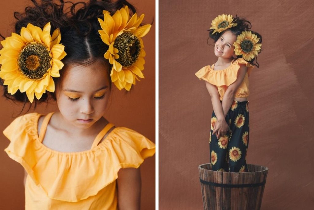 Bloom Where You Are Planted Featuring Child Model Scarlett Hill ...