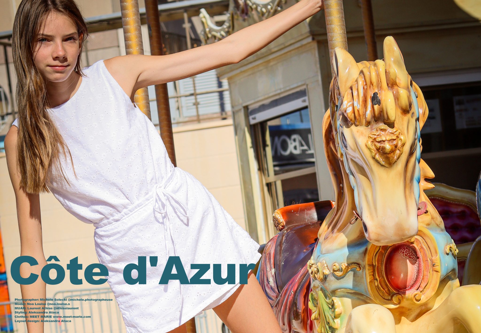 Fashion editorial: Cote d'Azur featuring Meet Marie - Junior Style
