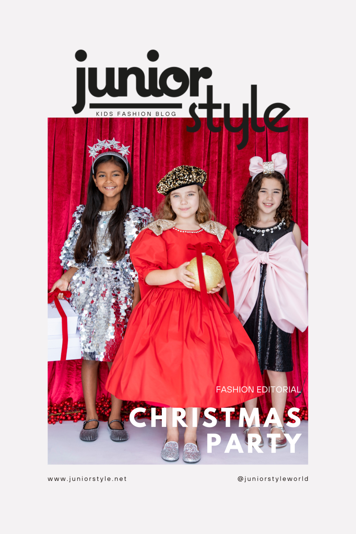 Fashion editorial: Christmas Party by Aleksandra Ataca. - Junior Style